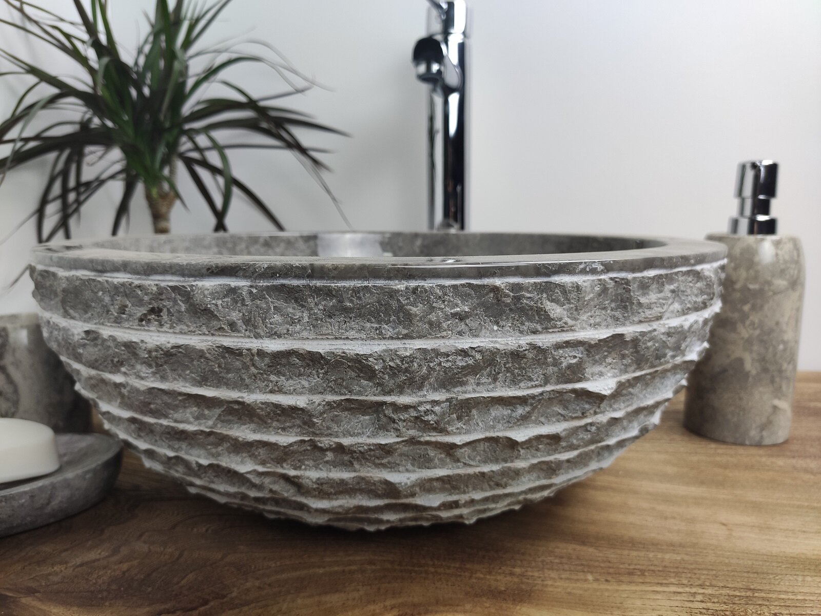 Раковина INDO-MARKET из натурального мрамора круглая 40х40х15 002290