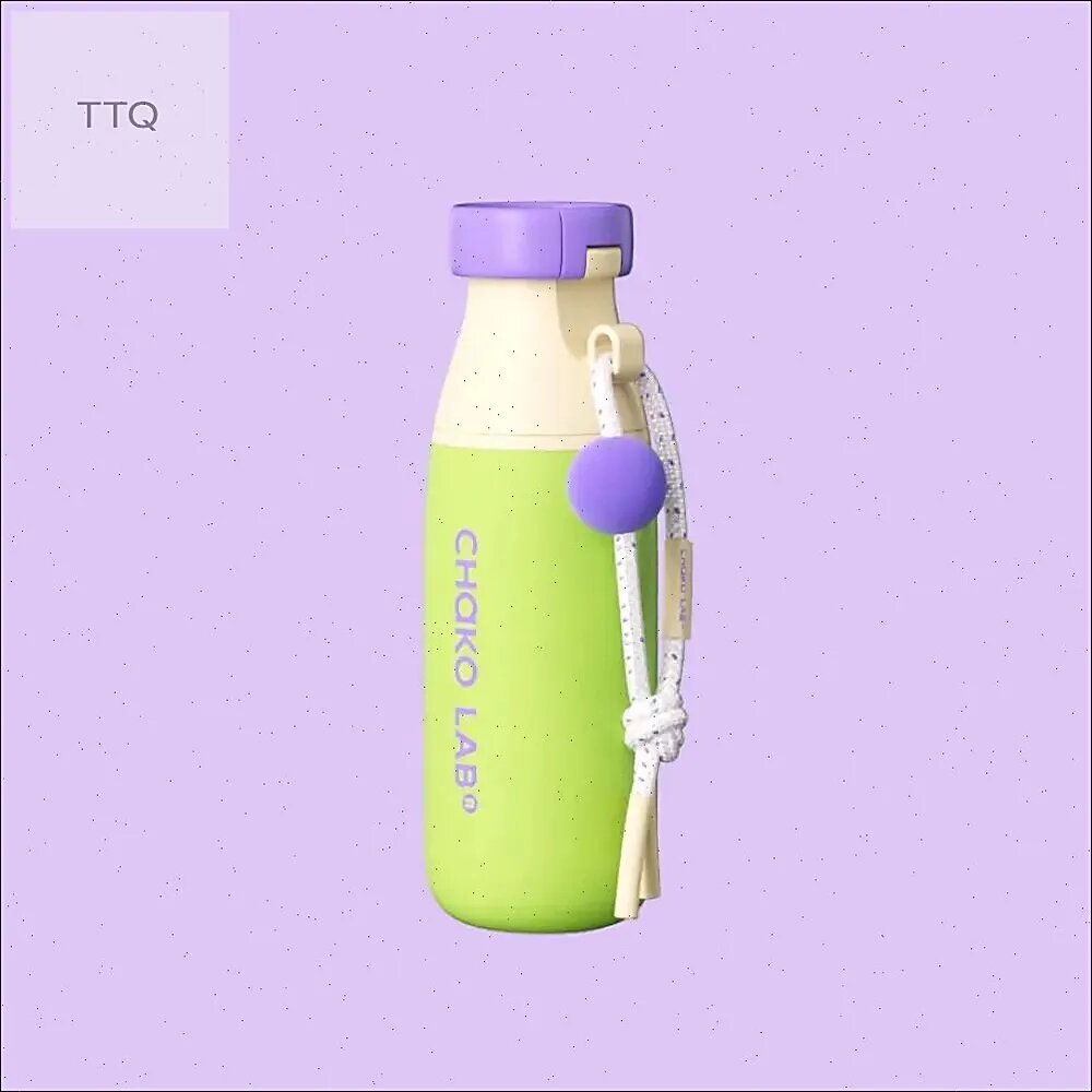 Термокружка CHAKO LAB Milk Pod (Lavender) 0.5 л. Стильная термокружка для напитков — фото 1
