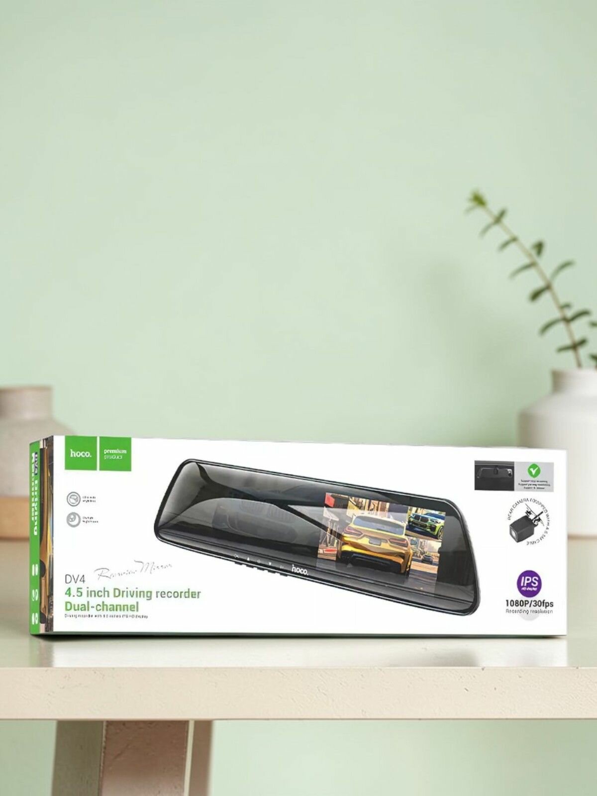 Видеорегистратор зеркало Hoco DV4