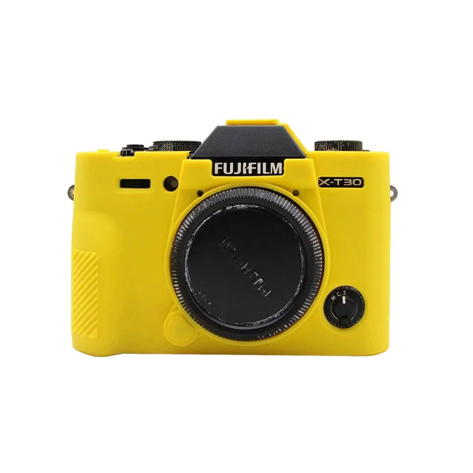 Силиконовый чехол MyPads для фотоаппарата Fujifilm X-T30 / XT30 ультра-тонкий желтый