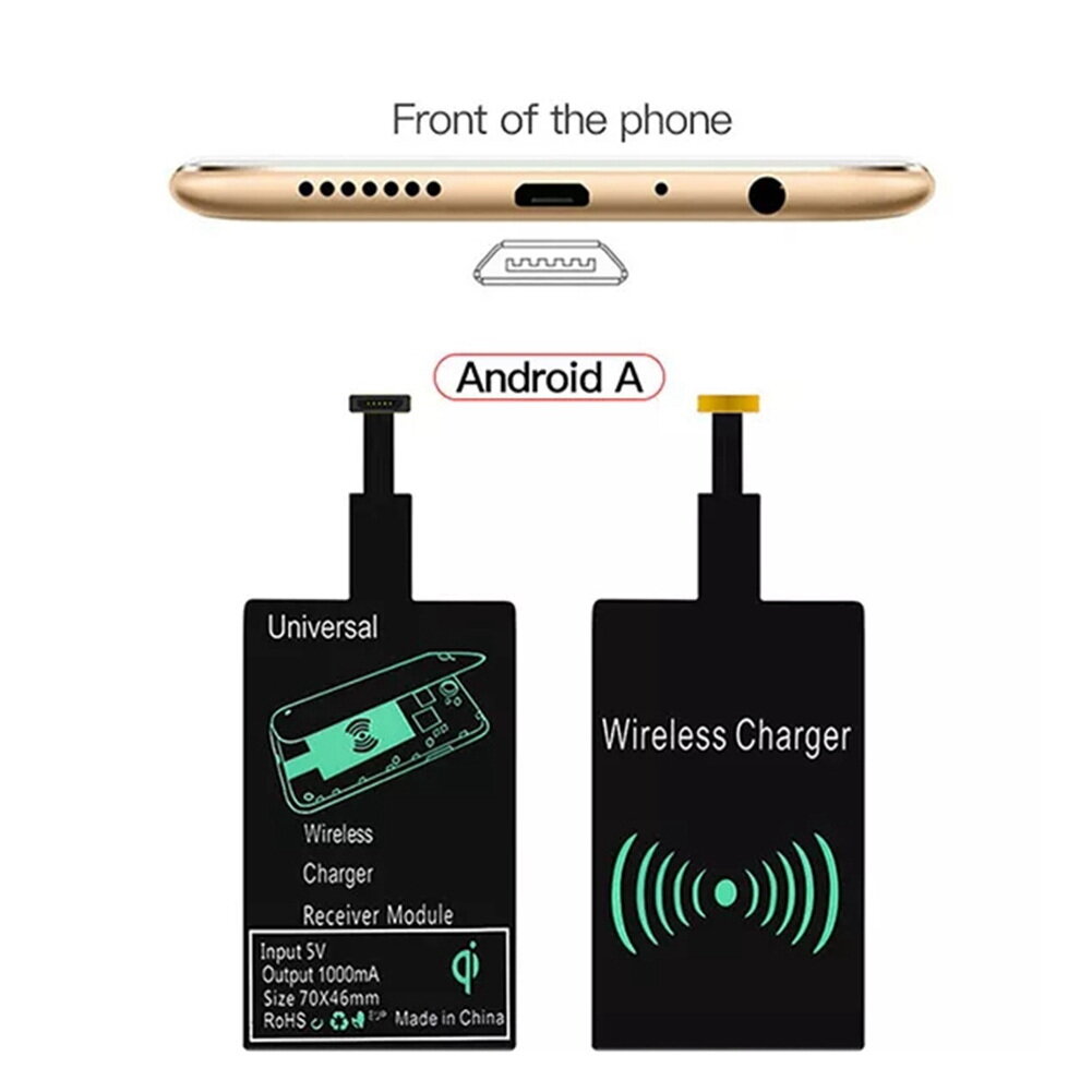 ONI2 Адаптер-приемник для беспроводной зарядки (для Micro-USB A)-ROMIKY