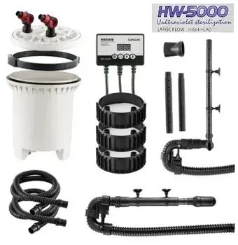Sunsun HW-5000 Внешний фильтр для аквариума с UV стерилизатором до 1200л