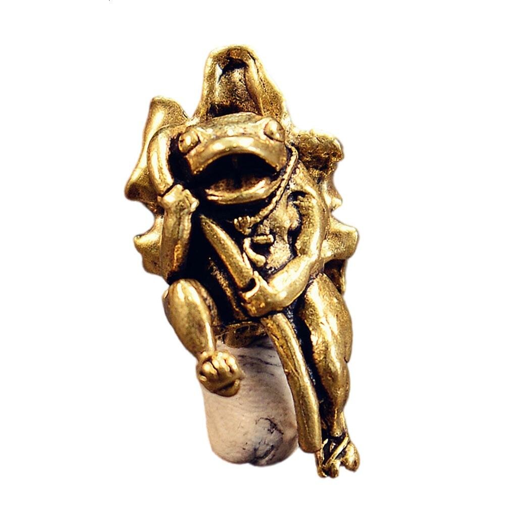 Паракорд с бронзовым подвесом «Лягушка», Латунь