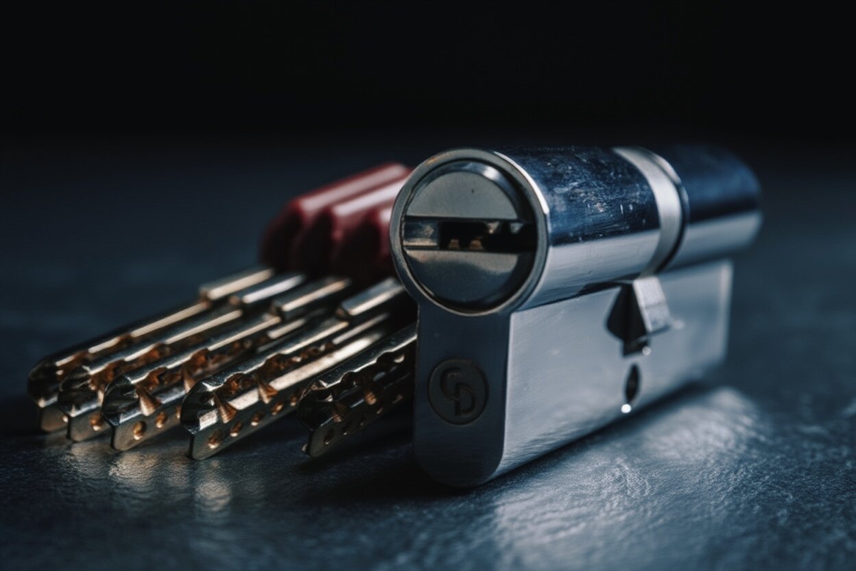 Цилиндровый механизм Code Deco ZM-60-CR (60мм, 30х30, ключ-ключ, хром)