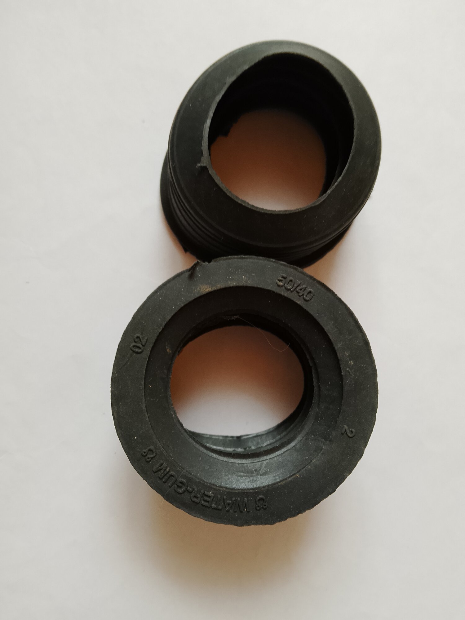 Манжета переходная 50 х 40 чёрная, в комплекте 2 штук.