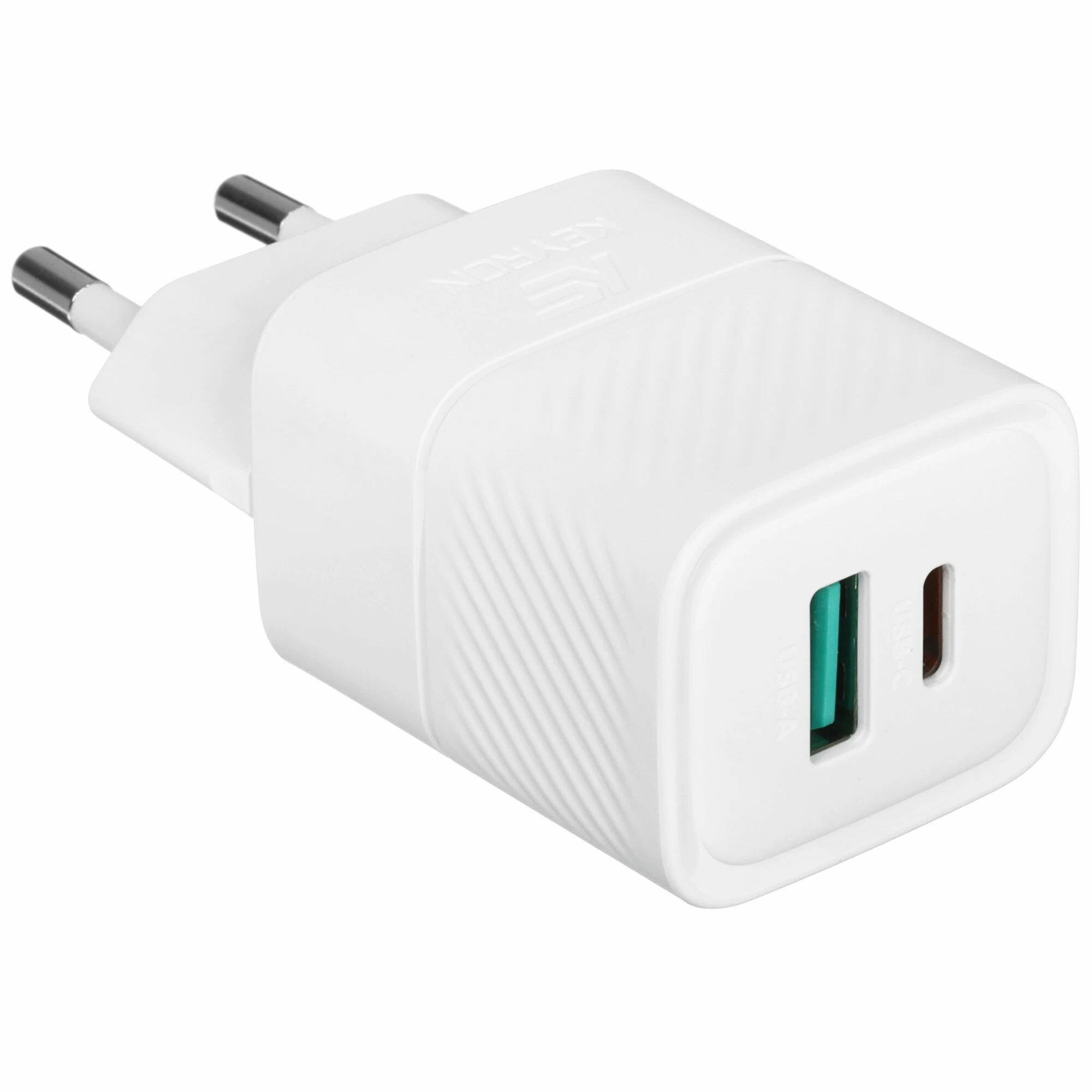 Сетевое зарядное устройство KEYRON K35ACQCPDGaNW белый