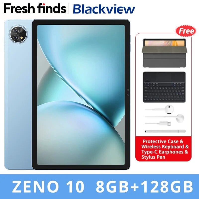 Планшет Blackview Zeno 10, 11", 8/128ГБ, Wi-Fi+5G, Android
