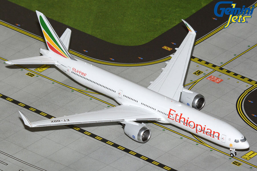 Gemini Jets Модель самолета Boeing 777-9 Ethiopian Airlines