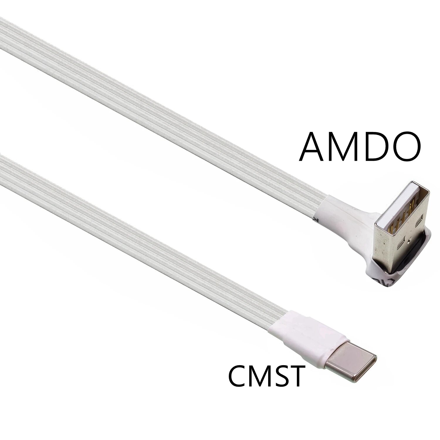 Плоский кабель USB Type-C Белый 3M AMDO-CMST-WH
