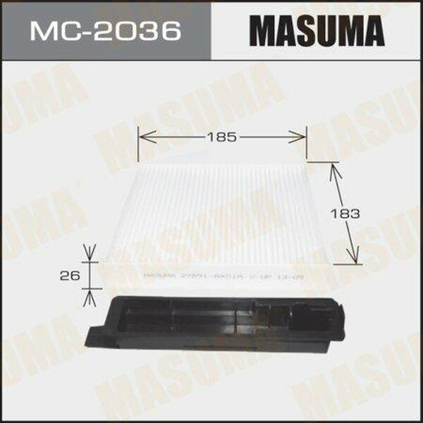 Фильтр салона MASUMA MC-2036 NISSAN Micra 03->/ Note 06->/ RENAULT Logan 05->