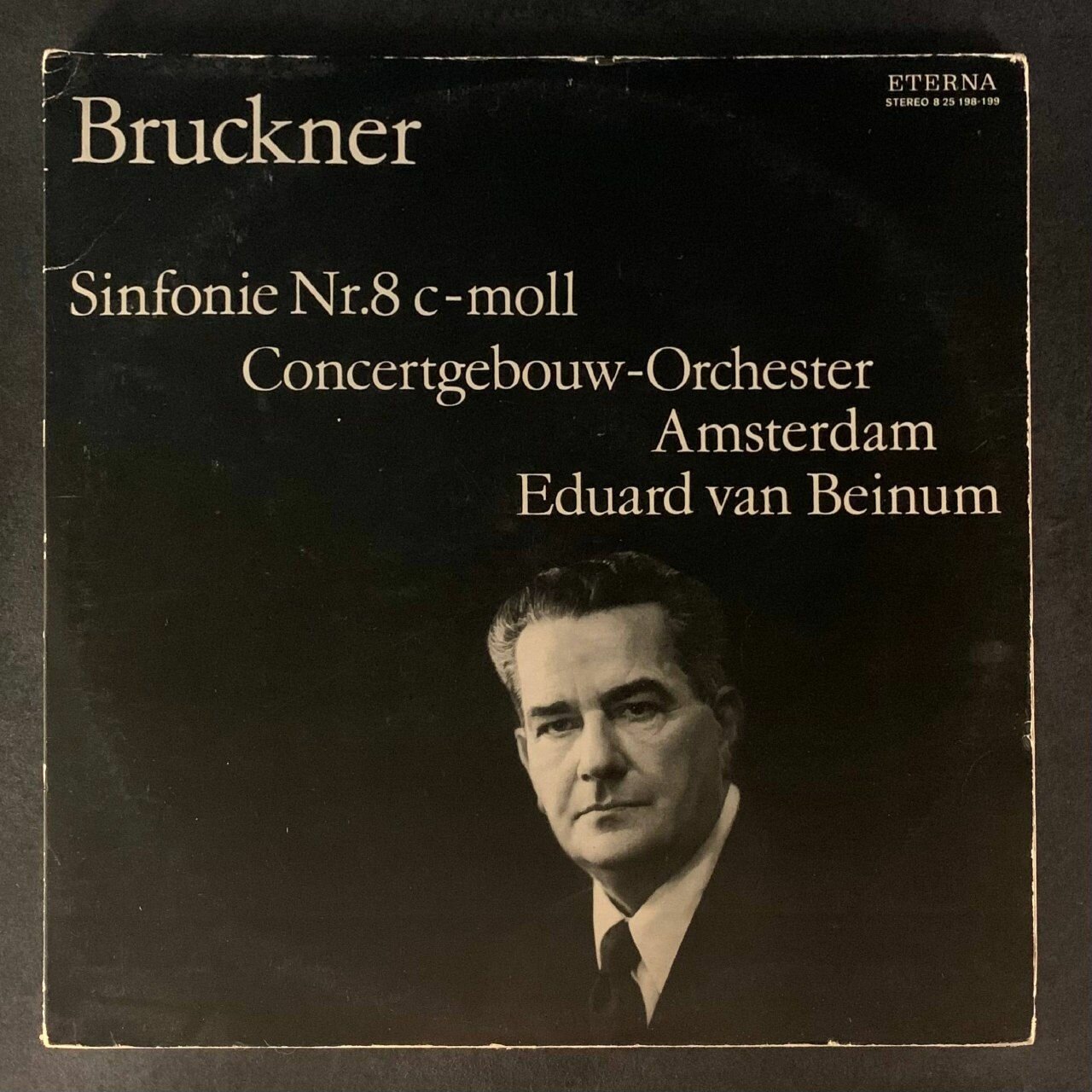 Bruckner, Concertgebouw-Orchester Amsterdam, Eduard van Beinum - Sinfonie Nr. 8 C-moll (б/у виниловая пластинка, LP)