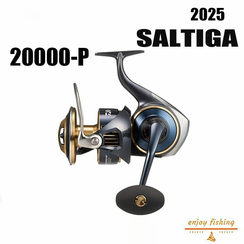 2025 SALTIGA 20000-P Рыболовная катушка спиннинговая для морской и пресноводной рыбалки