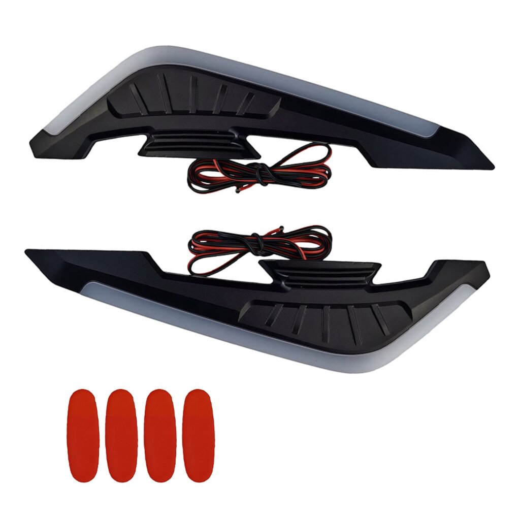 Боковые обтекатели из АБС-пластика со светодиодной подсветкой для ночной езды на скутере и мотоцикле