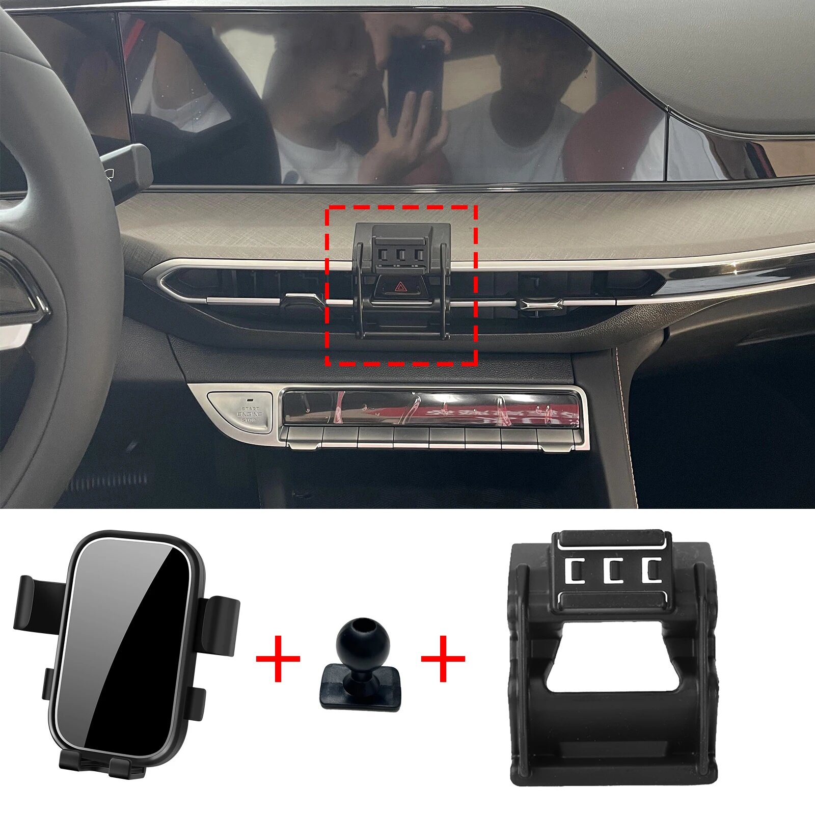 Для Changan Eado Plus 2025-2020 GPS-кронштейн, аксессуары, автомобильный держатель для мобильного телефона, навигационная подставка, авто