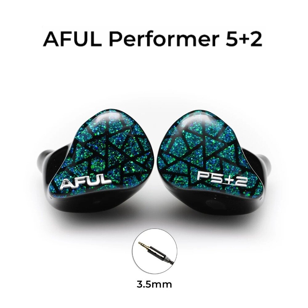 AFUL Performer 5+2 2DD + 4BA + 1 Микропланарные наушники-вкладыши с монитором HiFi, проводные
