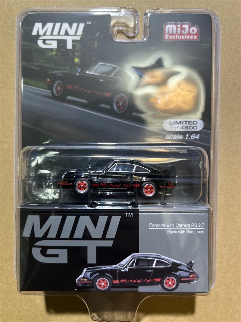 MINI GT x Majorette, литая коллекционная машинка 1:64(688-Порше 911 Carrera RS)