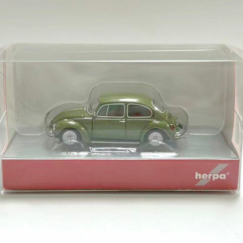 HERPA Масштаб 1/87 Volkswagen Beetle Песчаная модель автомобиля Миниатюрная коллекционная экспозиционная Длина около 4 см