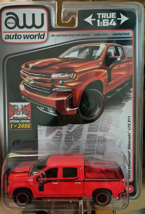 Autoworld 1:64 литой автомобиль масштабная модель(Chevrolet грузовик)