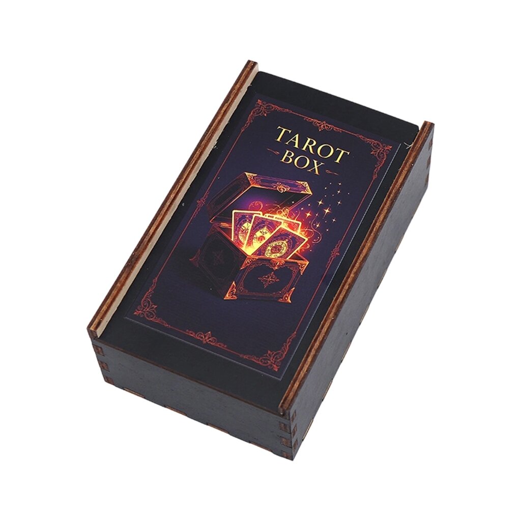 Банка для хранения карт Таро Футляр для карт-органайзеров Таро Пустой ящик для хранения игровых карт