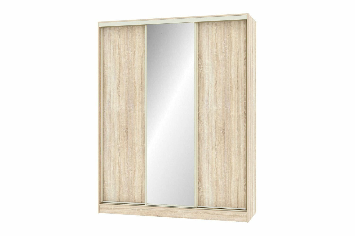 Шкаф-купе Hoff Home, 180х229,5х59,5 см, ЛДСП, с зеркалом, цвет дуб сонома