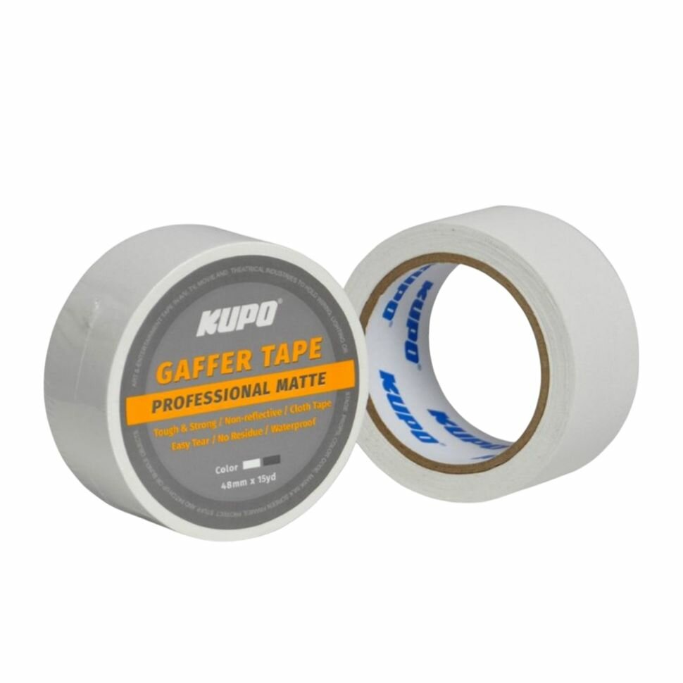 Gaffer tape KUPO GTM-515W 48мм Белый матовыи