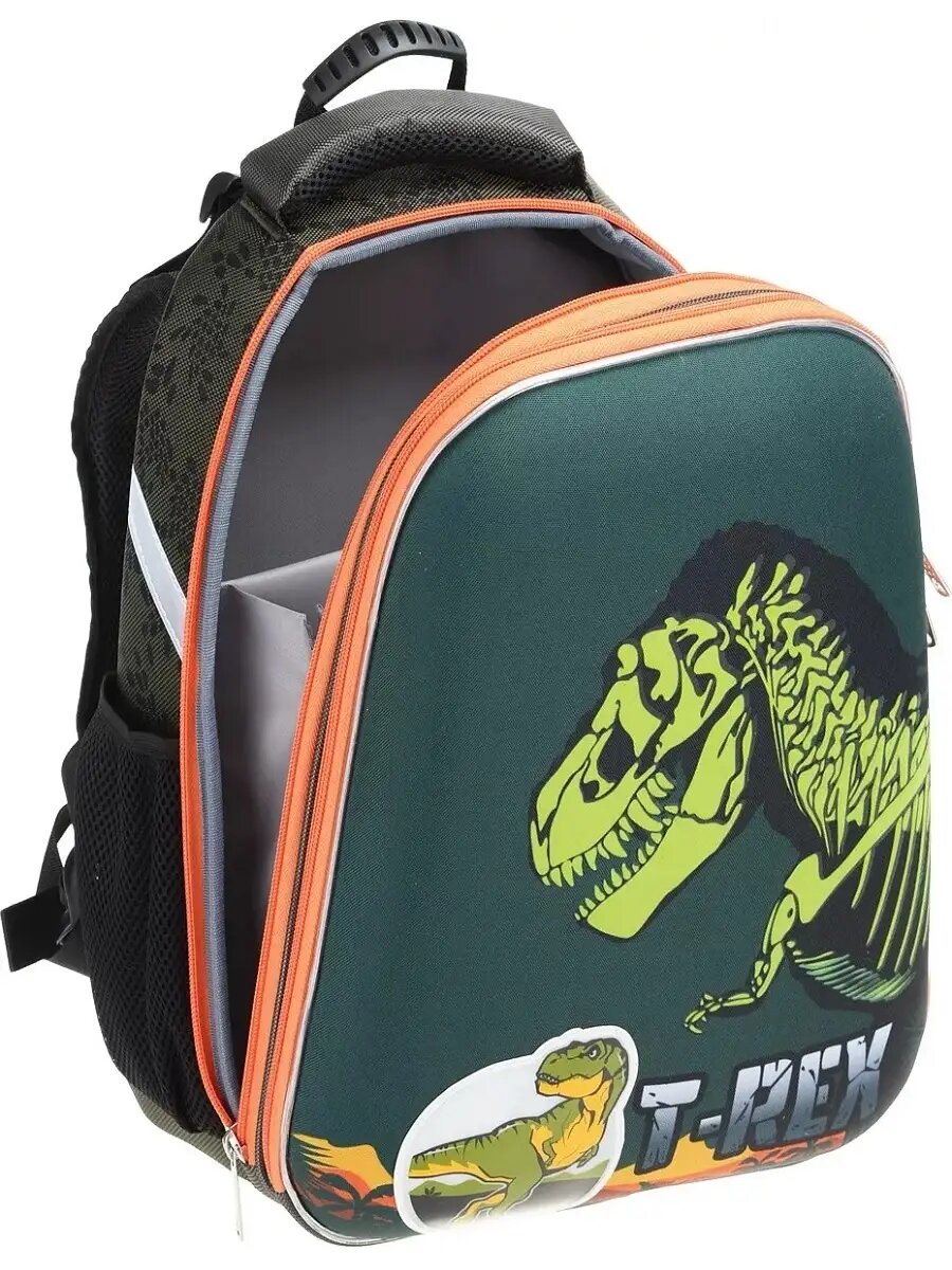 №1 School Ранец "Basic. T-Rex", 145x280x360 мм — фото 1