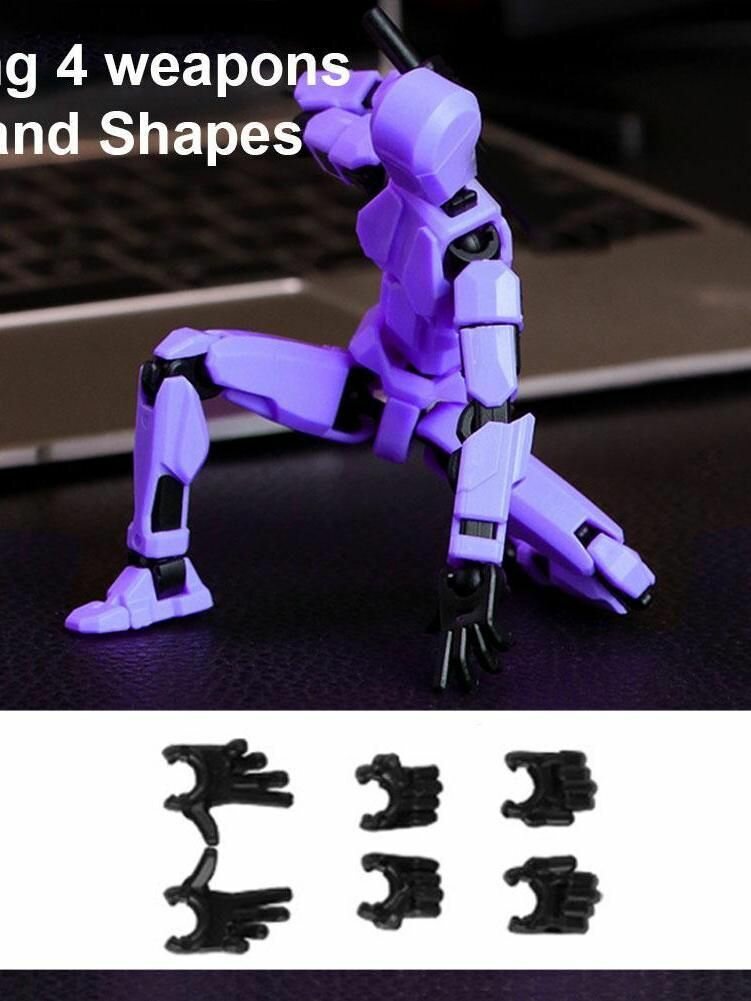 Фигурка Робота, 3D-Печать, Полностью Шарнирная