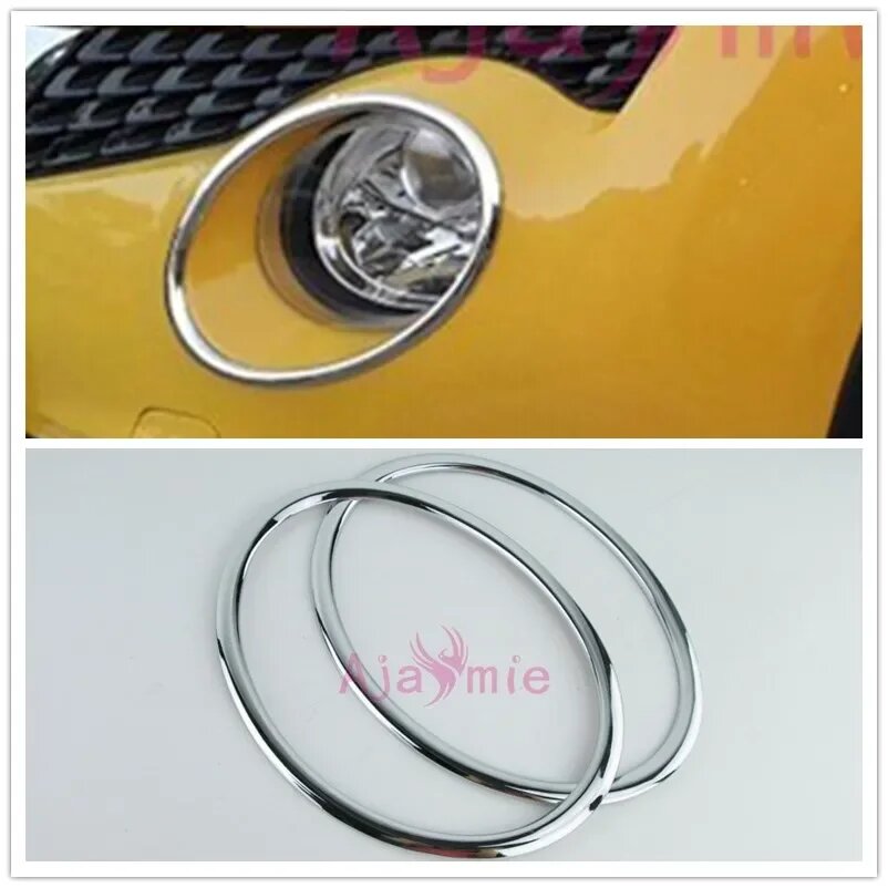 Для Nissan Juke 2011-2014 крышка фары передняя рамка лампы накладка на внешние наклейки автомобиля декоративные детали хромированные аксессуары для стайлинга