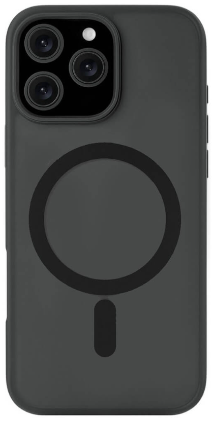 Чехол uBear Cloud Mag Case для iPhone 16 Pro Max (CS434BL69PMT-I24M), чёрный