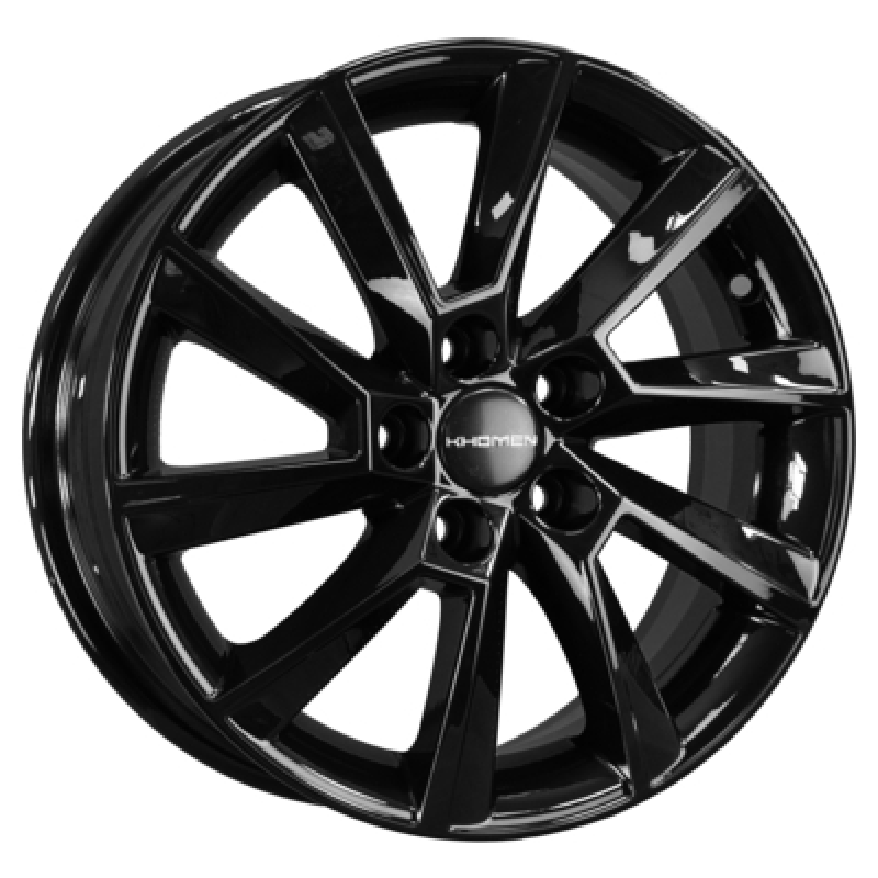 Диск колесный Khomen Wheels KHW1507 (Polo) 6,0x15 5x100 Dia57.1 ET40 цвет Black