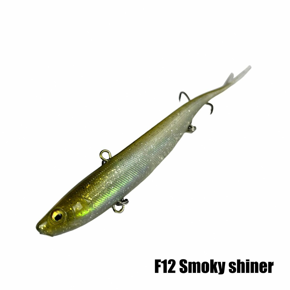 Баланслаг Jig It Whale Tail 110mm 24g цвет F12 Smoky shiner