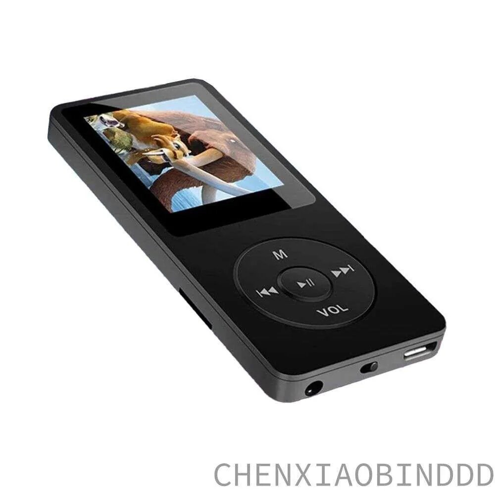 MP3-плеер ZY MP3/MP4 Hi-Fi, черный, с наушниками, до 128 Гб — фото 1