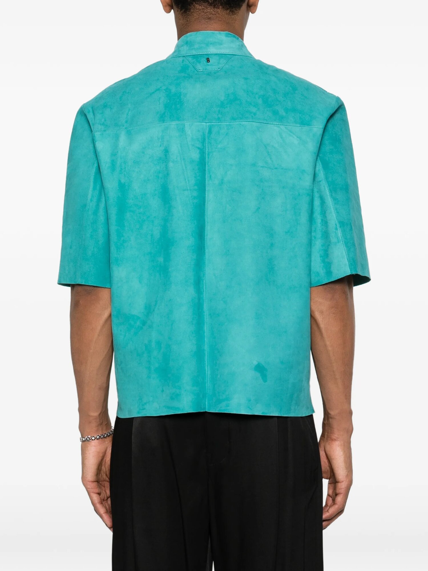 Рубашка Salvatore Santoro Button-up short-sleeve overshirt, размер 50, синий — фото 1