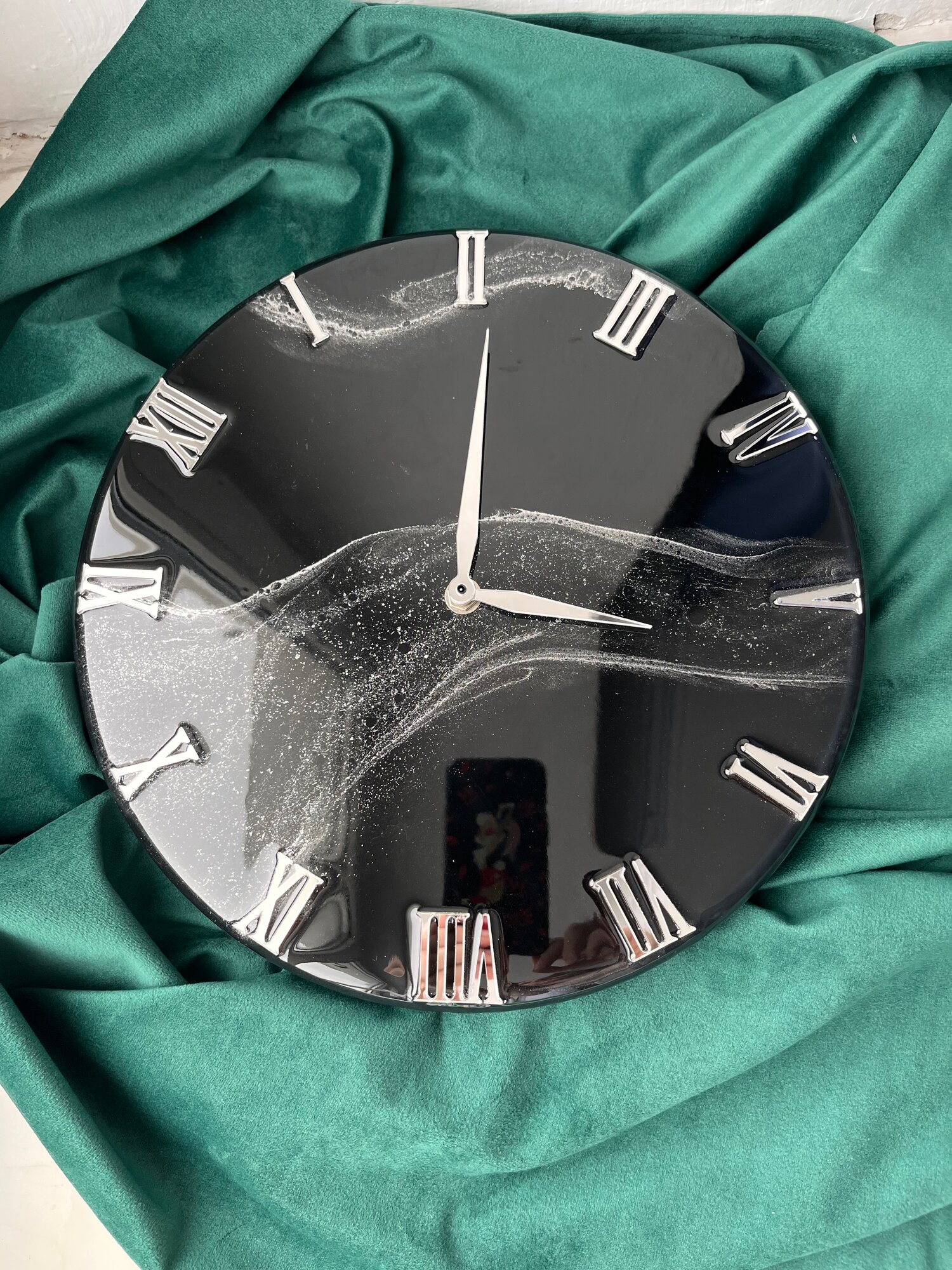 Часы настенные , эпоксидная смола