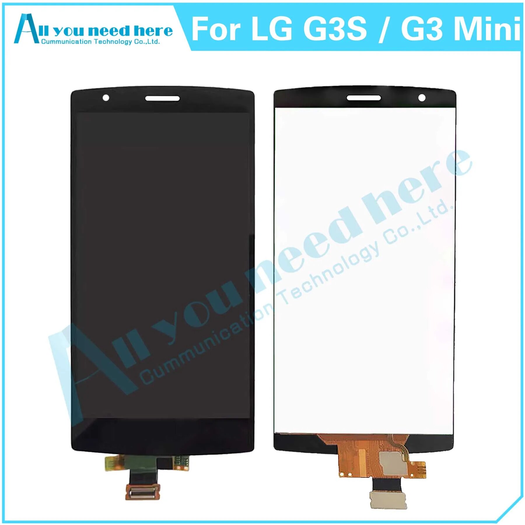 ЖК-дисплей для LG G3S/G3 Mini Gold With Frame