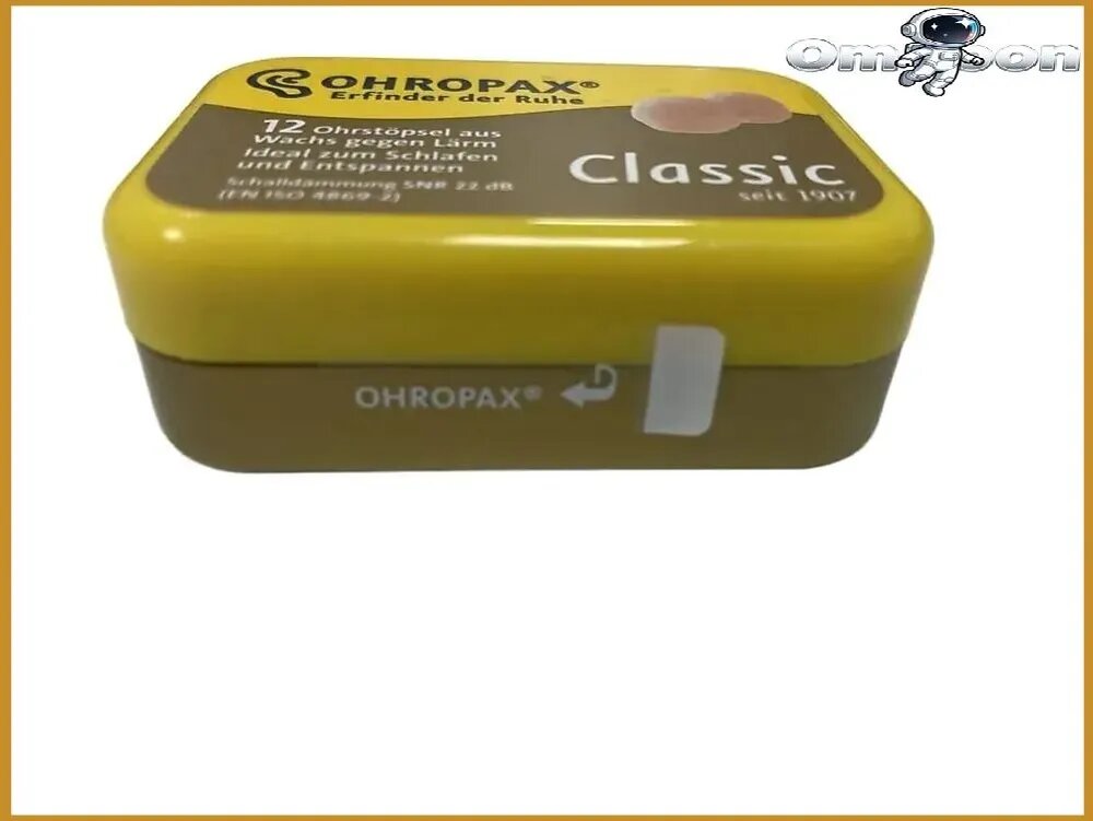 OHROPAX Classic беруши восковые для сна и тишины, 12 пар, розовая упаковка — фото 1