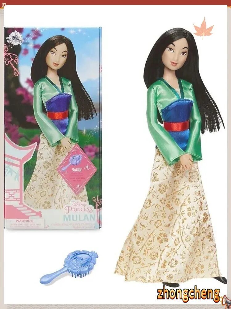 Кукла Disney Mulan с аксессуарами классическая, кукла Мулан в классическом образе, 3+