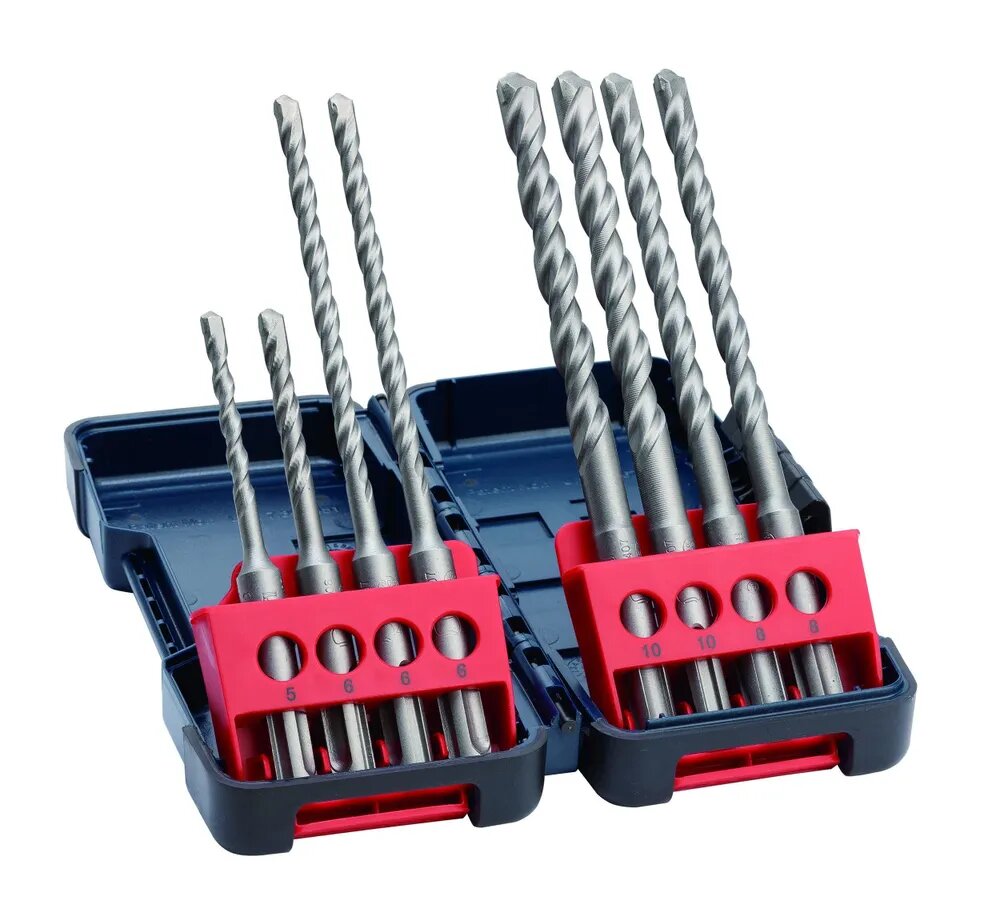 Набор сверл для бетона Bosch SDS Plus-3, 8 штук, 5-10 мм (2607019903)