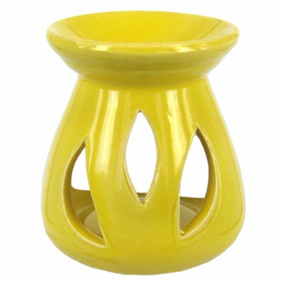 Аромалампа жёлтая M045-Ж (керамика, 7 см.), 1 шт.