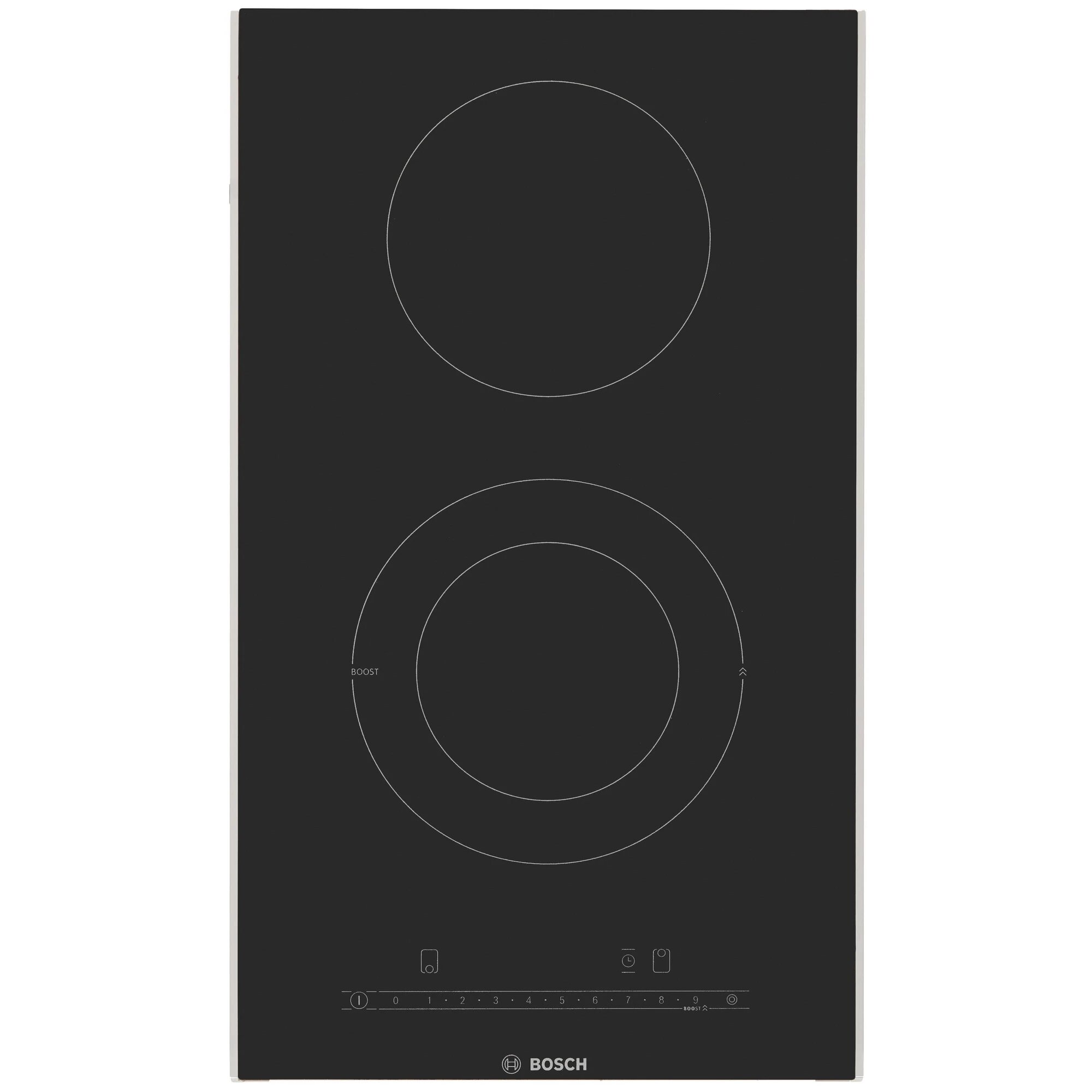 Электрическая варочная панель Bosch PKF375FP2E, 2 конфорки, HiLight, автоотключение