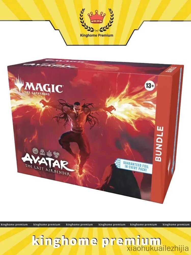 Magic: The Gathering Avatar: The Last Airbender Bundle Includes 9 Play Boosters, 30 Lands, 1 Foil Alt-Art Promo Card + Exclusive Accessories Collectible Trading Card Game (Английский)