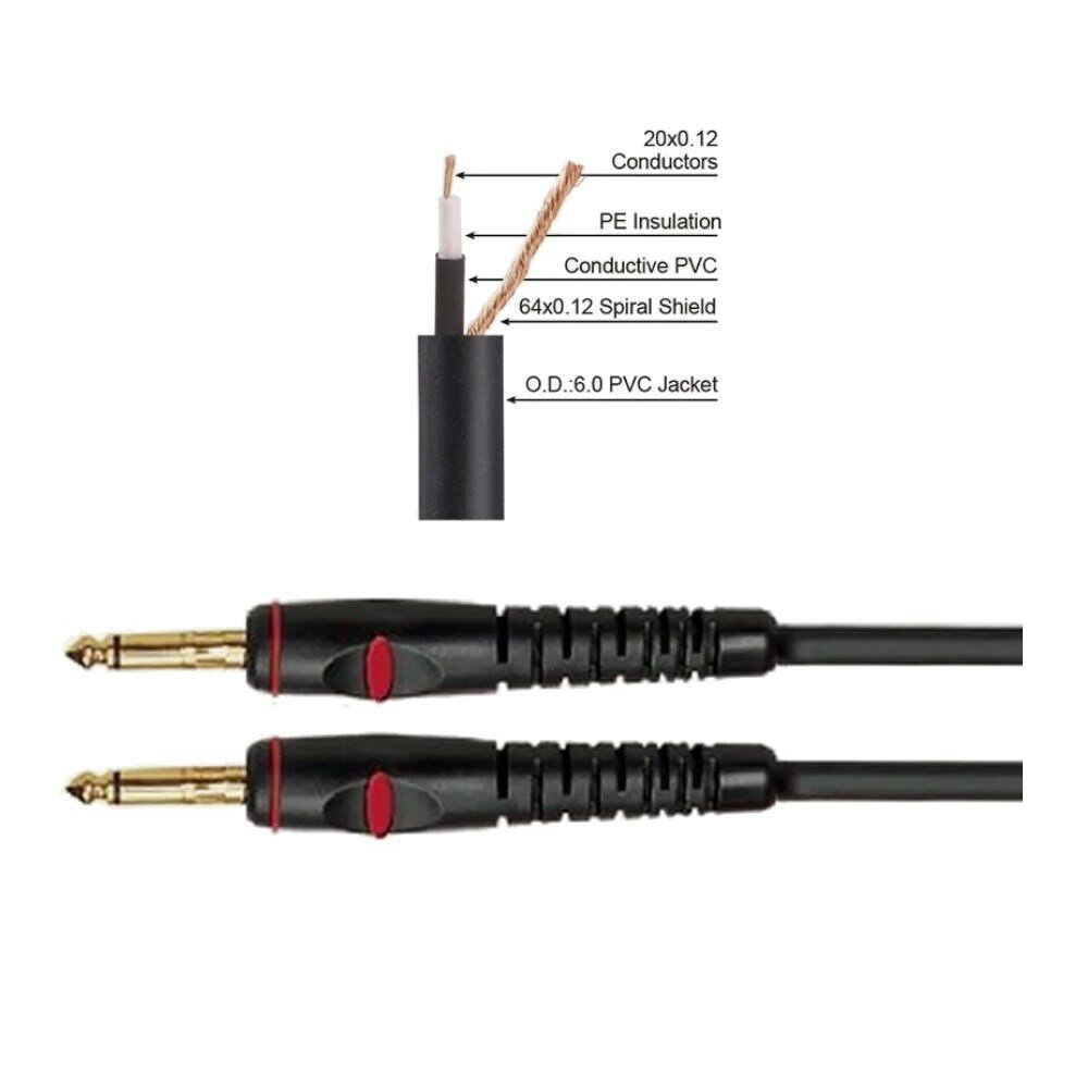 Кабель инструментальный Soundking BC125-3M