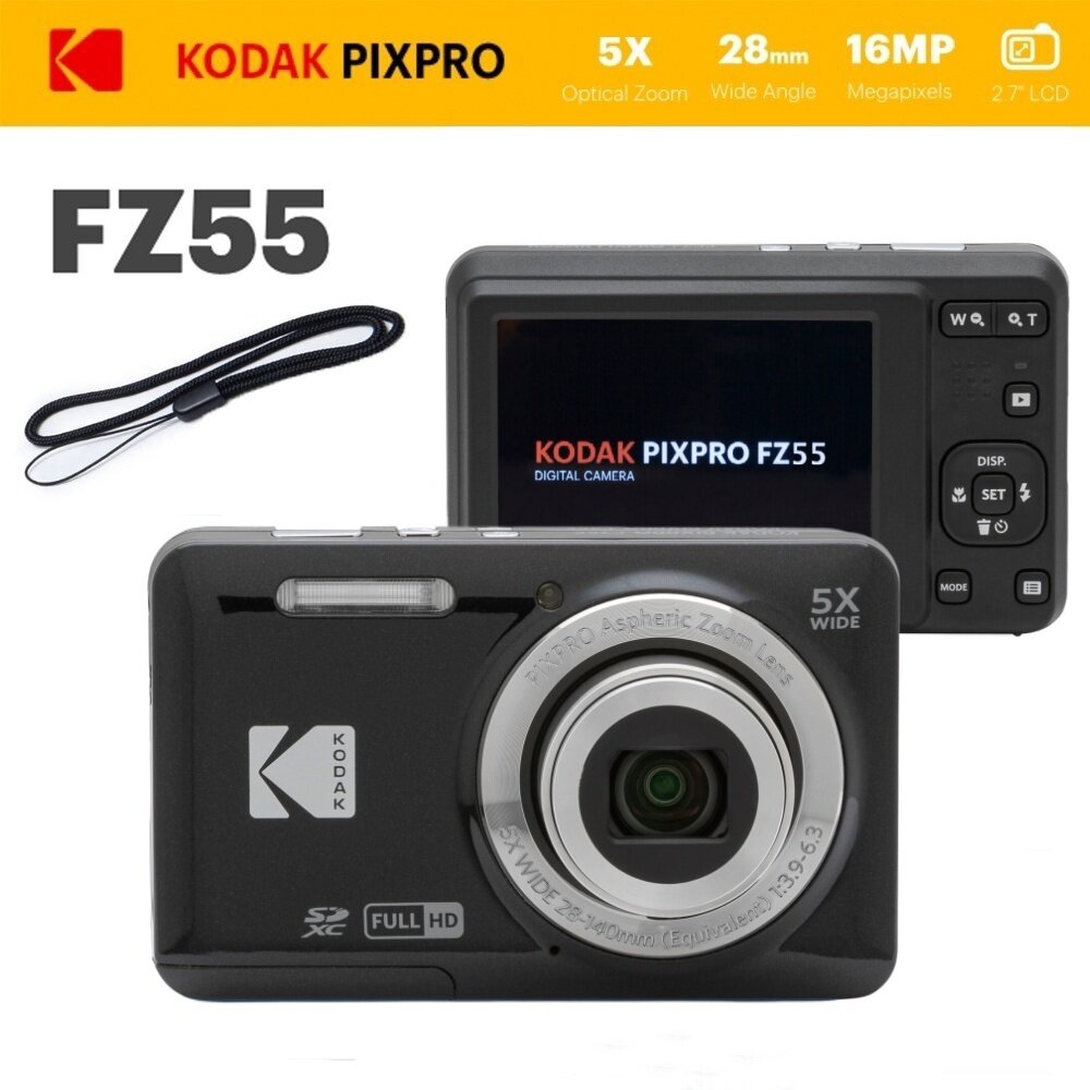 Фотоаппарат Kodak PIXPRO FZ55 Friendly Zoom (FZ55-BK) черный