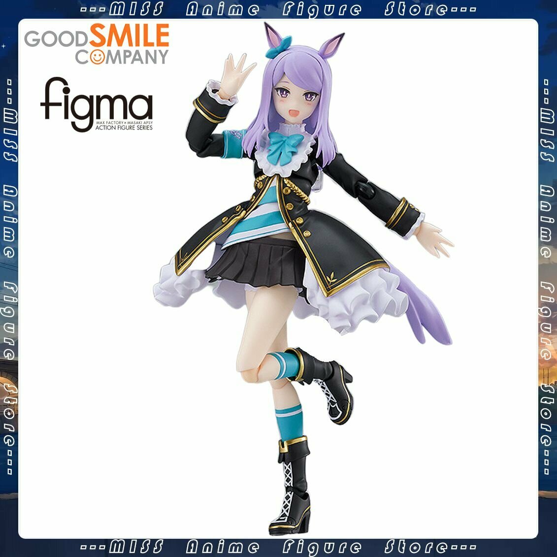 GSC Подвижная коллекционная фигурка figma #572 #584 14 см Uma Musume: Pretty Derby (Мейзору Маквин, Найс Нейчур, Голд Шип) японская модель с аксессуарами
