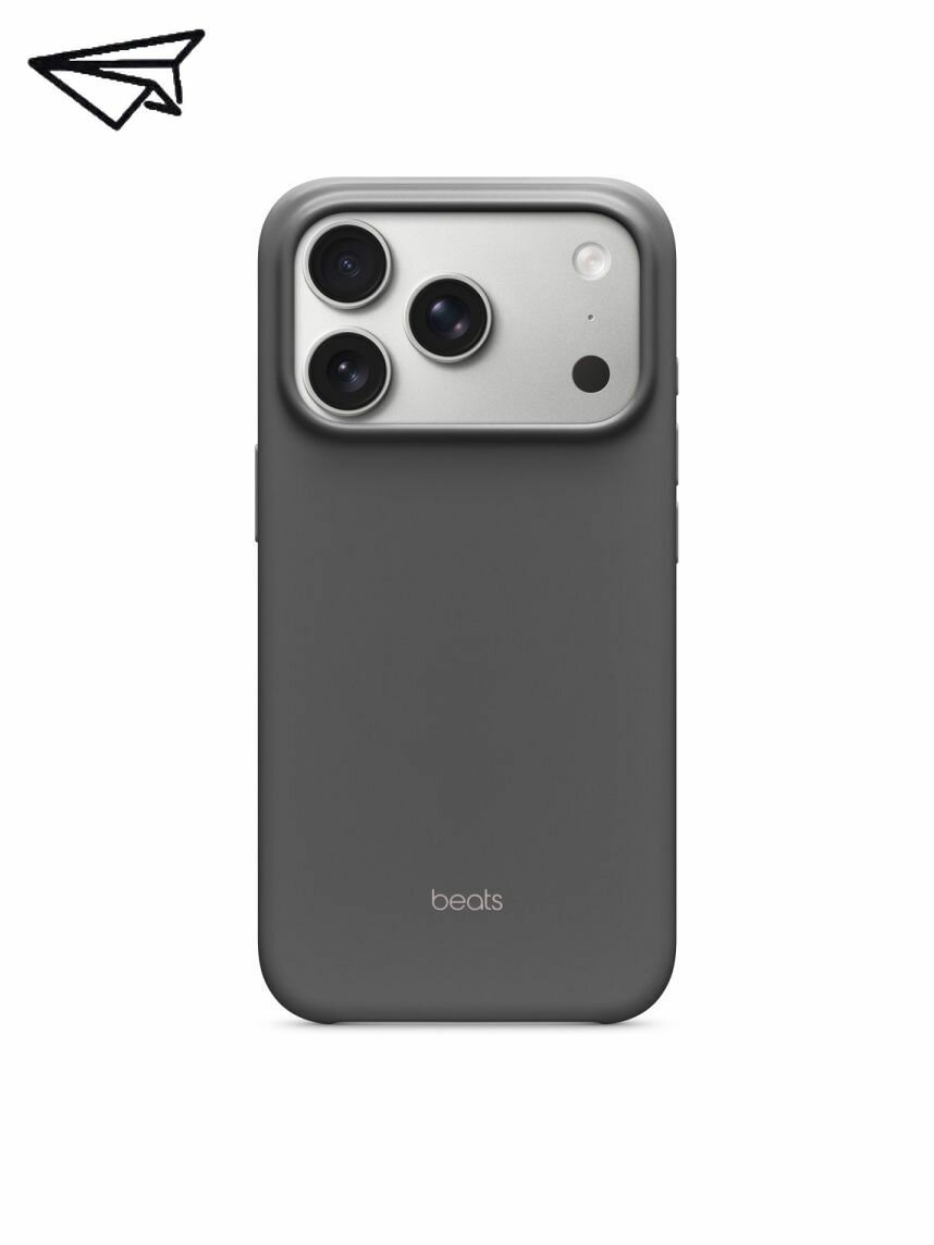 Чехол Beats для iPhone 17 Pro Max с MagSafe и поддержкой управления камерой Темно-серый