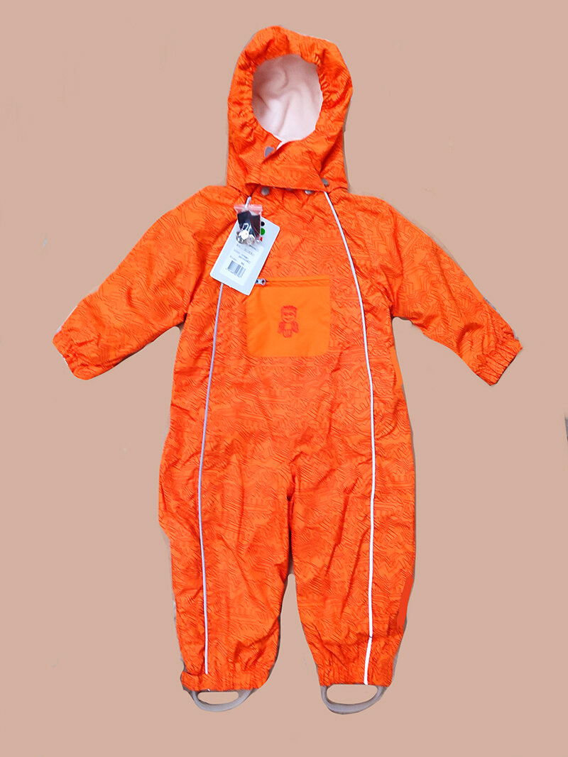 Комбинезон утеплённый демисезонный на коралфлисе без утеплителя