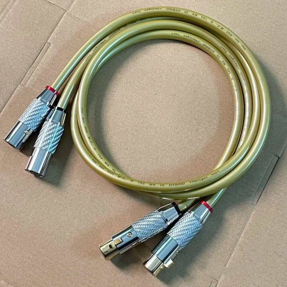 Van den Hul Аудиокабель XLR/XLR, 1.5 м, светло-желтый