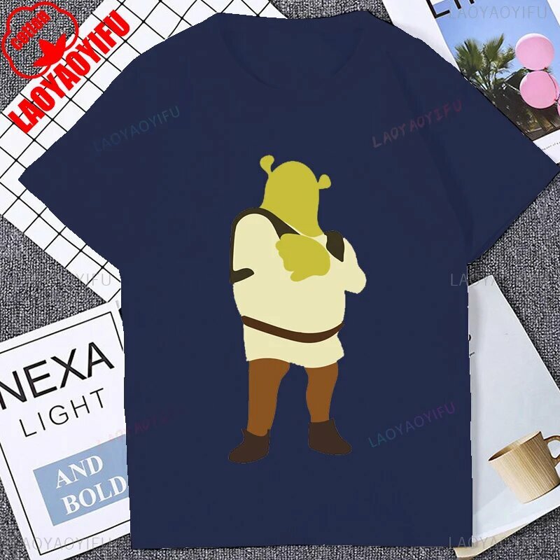 Футболка мужская Shrek, синий, NAVY, размер M