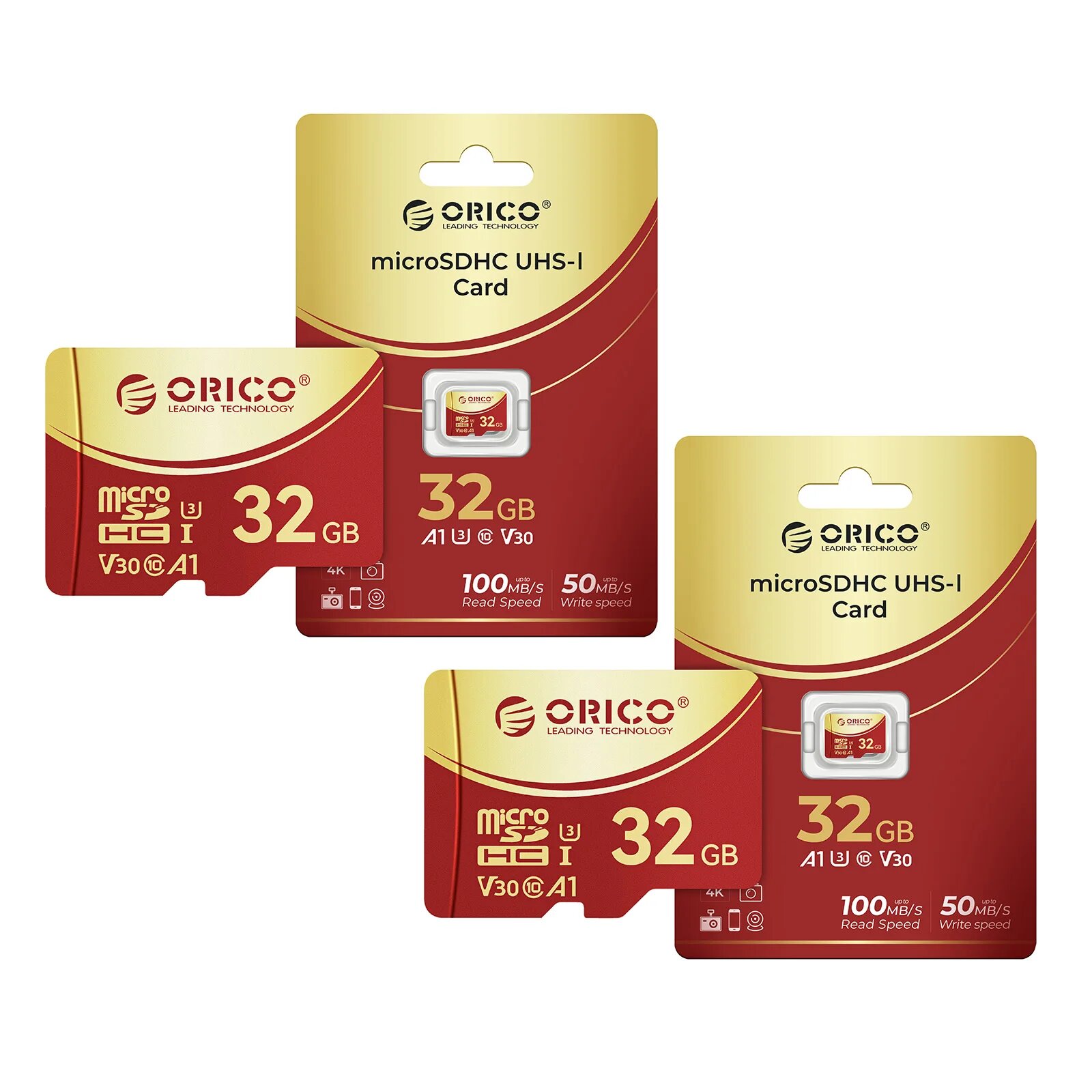 ORICO карты памяти microSDXC 2 шт.