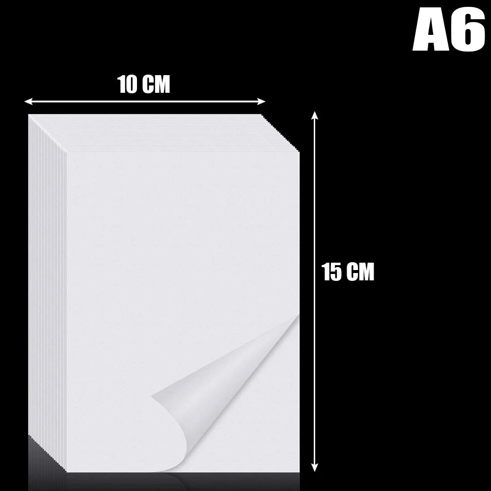 Бумага A6 10x15 см, 50 шт.
